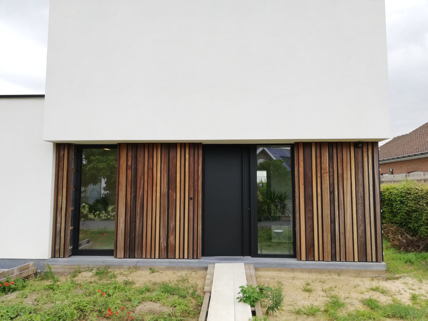 Mooie woning met Padoek-gevelbekleding | Outdoor Wood Concepts
