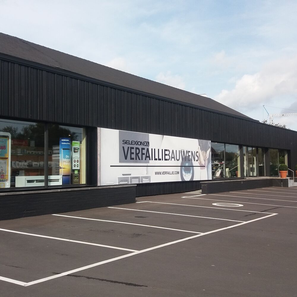 Selexion store in Waardamme met Woodface®… | Outdoor Wood Concepts