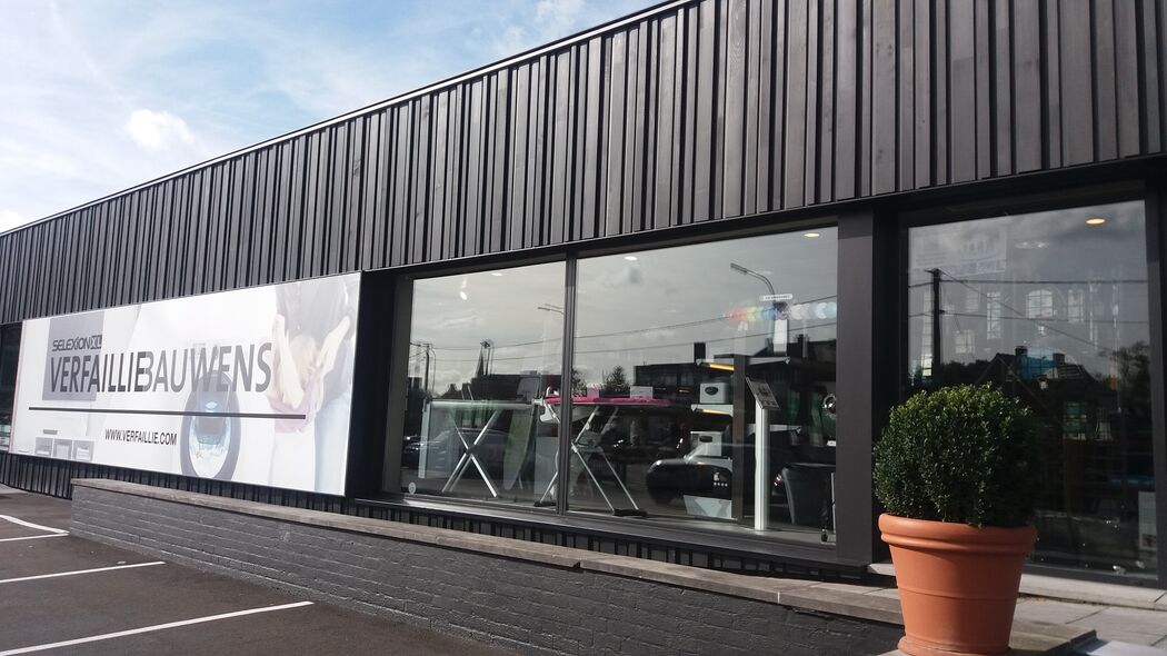 Selexion store in Waardamme met Woodface®… | Outdoor Wood Concepts