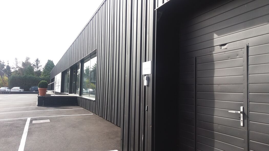 Selexion store in Waardamme met Woodface®… | Outdoor Wood Concepts